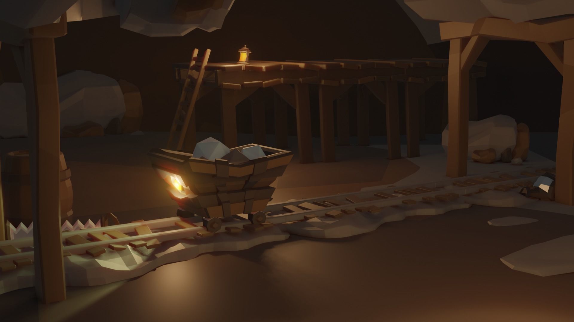 Low Poly Mine Tool Kit free VR / AR / low-poly 3D model | CGTrader