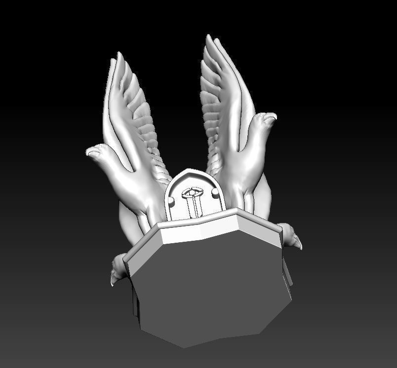 Amon Hen Roof Sculpture 3D model 3D printable | CGTrader