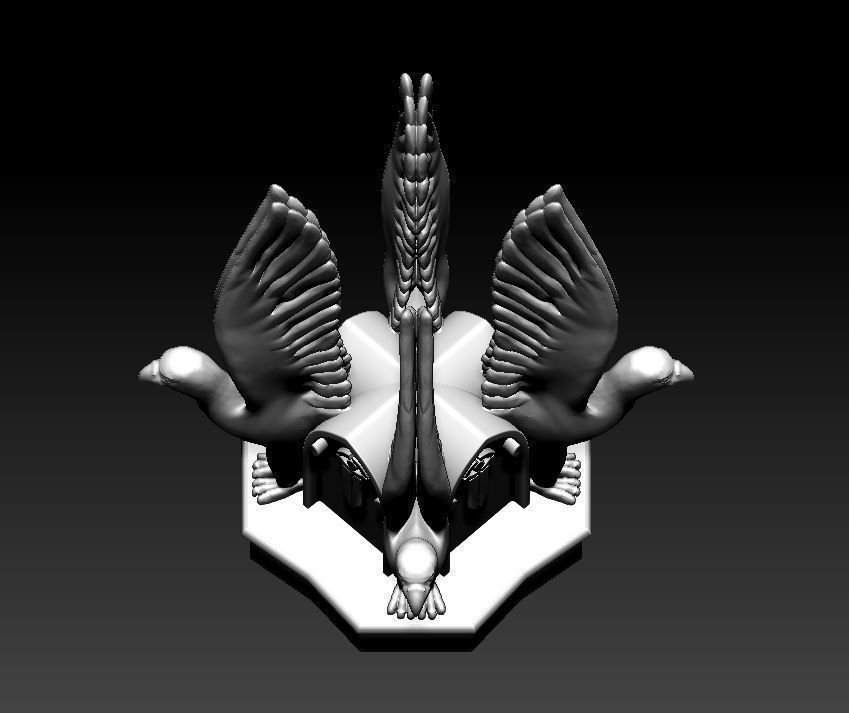 Amon Hen Roof Sculpture 3D model 3D printable | CGTrader