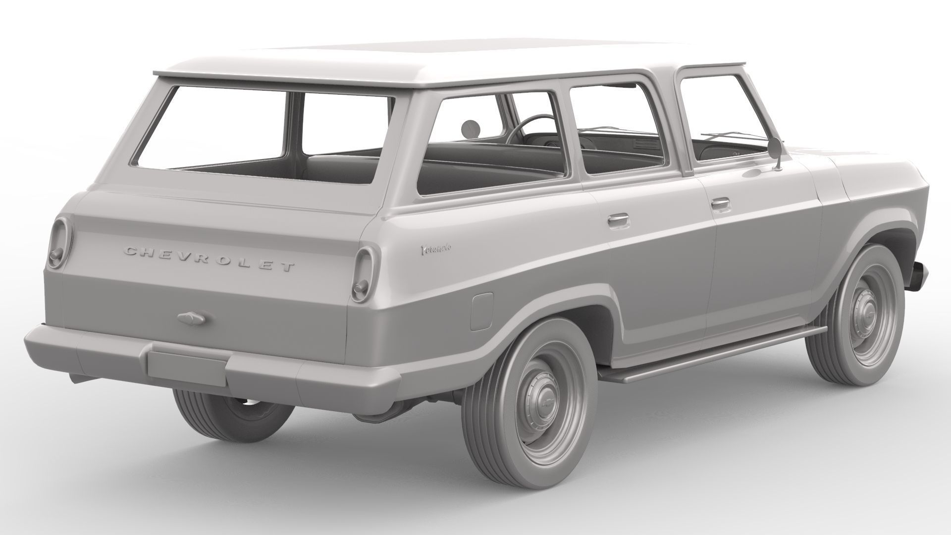 Chevrolet Veraneio 1977 3D model | CGTrader