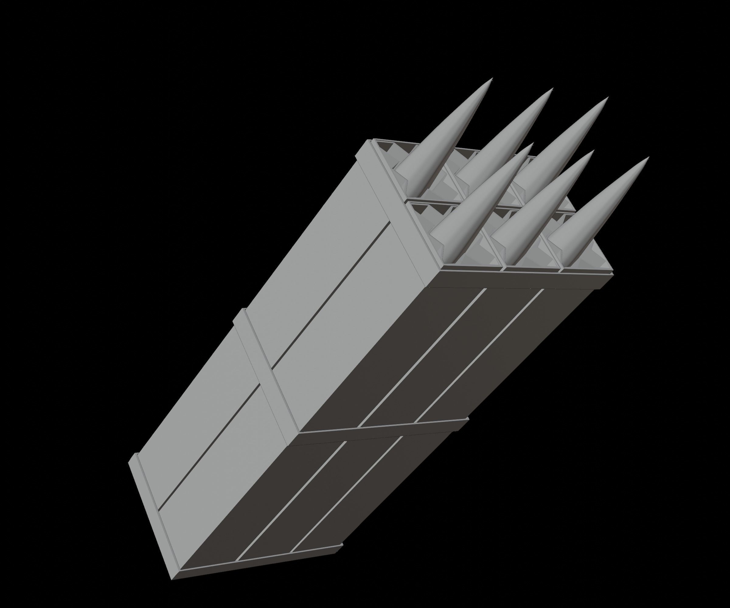 3D model Manufacture and 3D modeling of a rocket 3D blender VR / AR ...