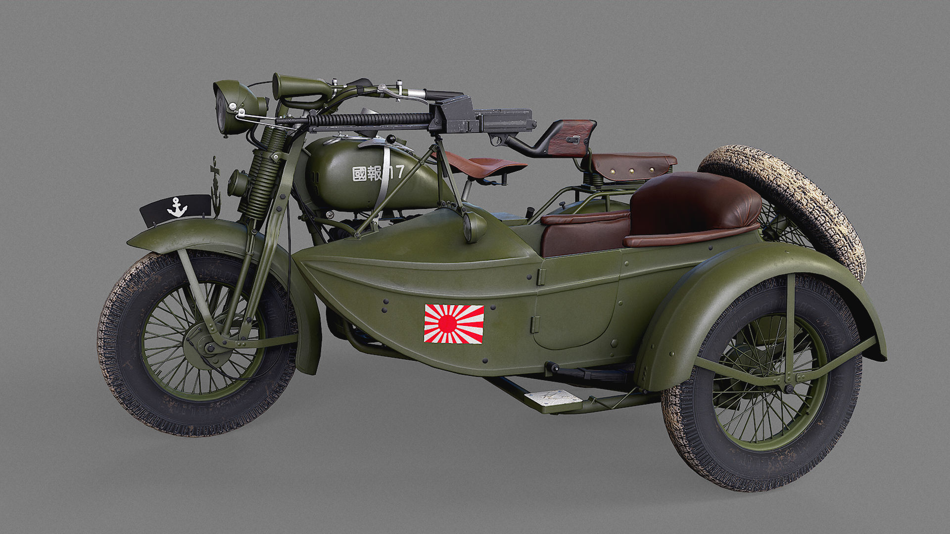 3D model Kurogane Type 95 VR / AR / low-poly | CGTrader