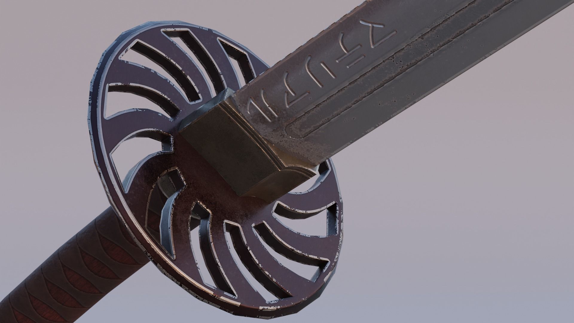 takatana samurai sword free VR / AR / low-poly 3D model | CGTrader