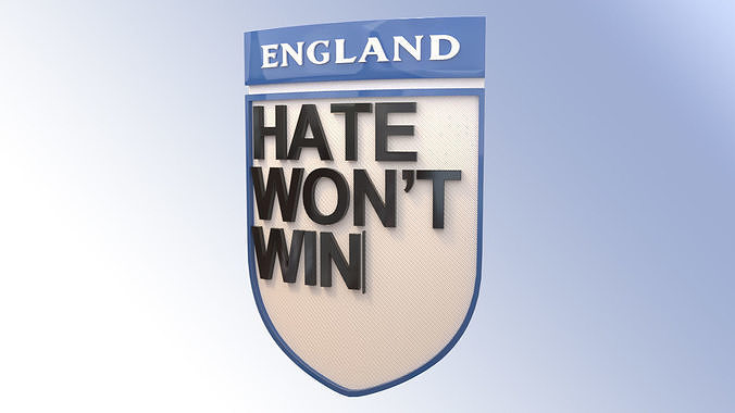 3D model Hate Logo England Team VR / AR / low-poly | CGTrader