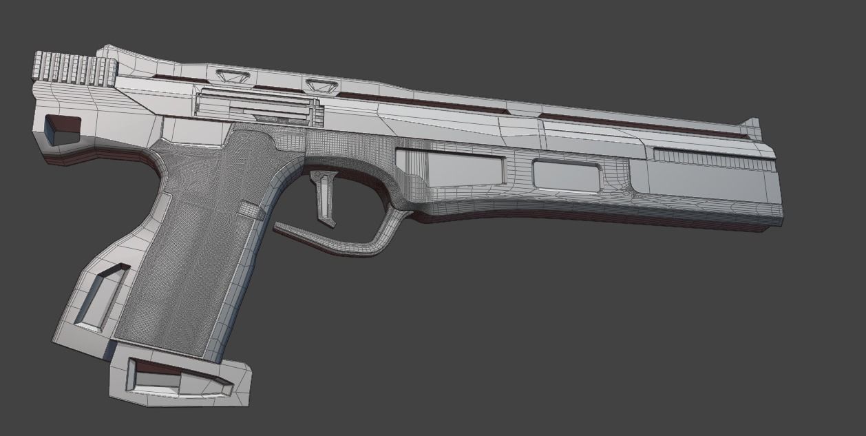 Hand Gun 3D model | CGTrader