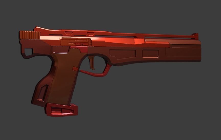 Hand Gun 3D model | CGTrader