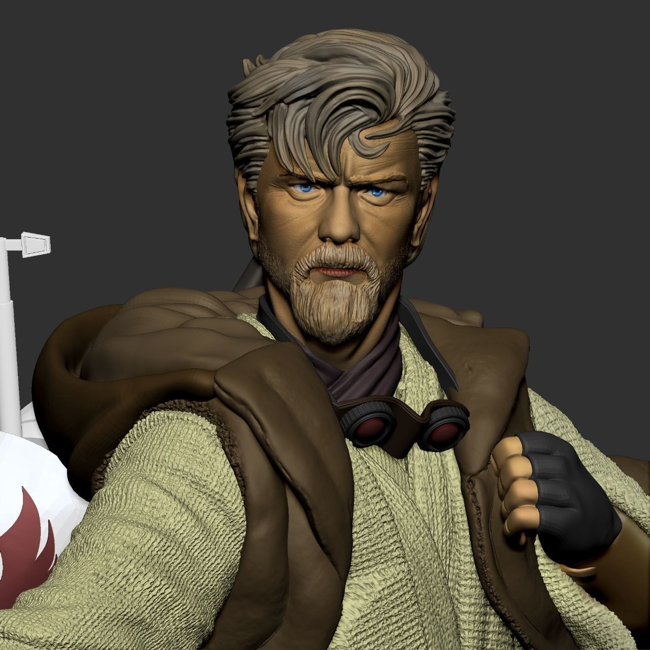 Obi Wan Kenobi V2 3D model 3D printable | CGTrader