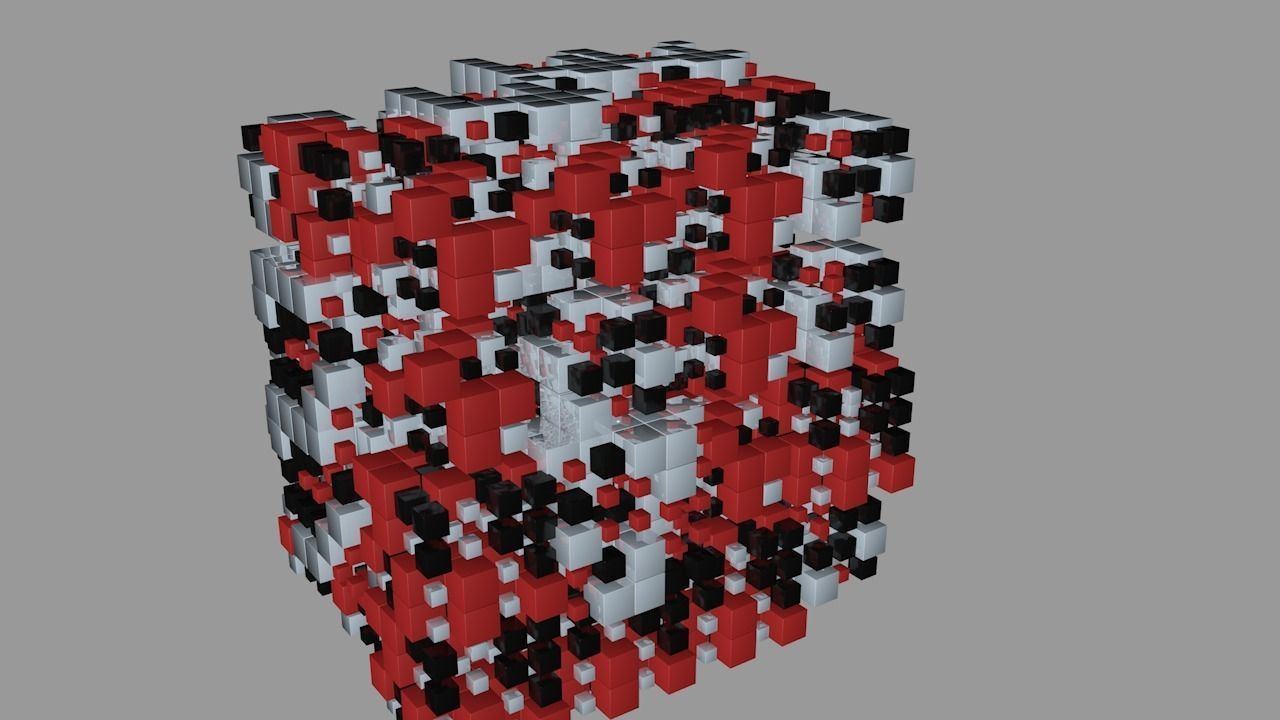 Cube texture 3D model | CGTrader