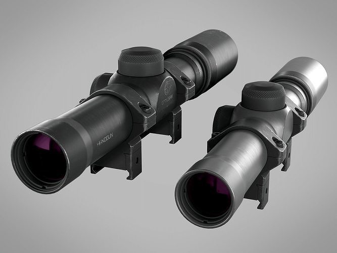 3D model Handgun Scope VR / AR / low-poly | CGTrader