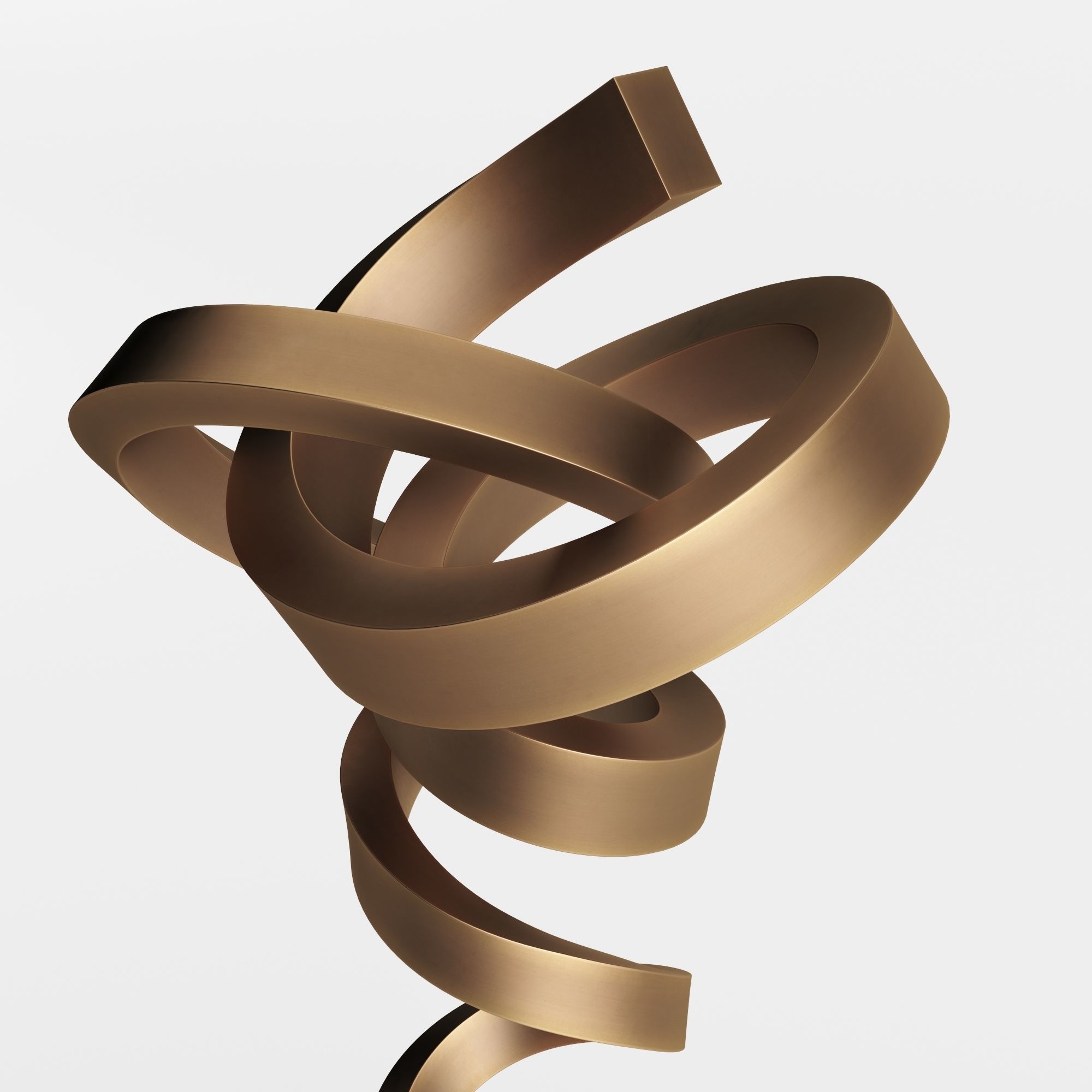 Modern Decorative Abstract Bronze Art Sculpture 31 3D model | CGTrader