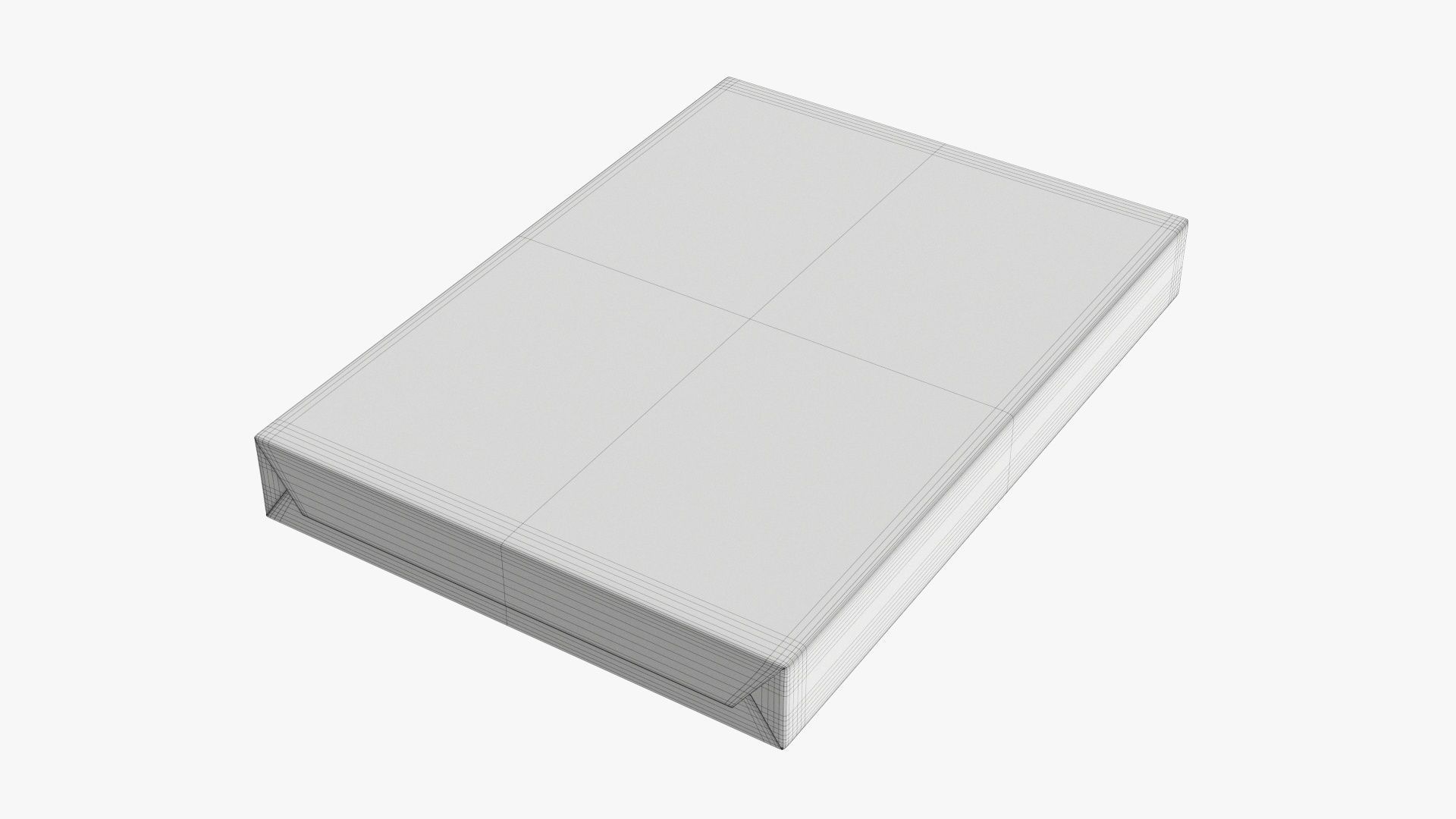 Office paper 500 sheets ream A3 3D model | CGTrader