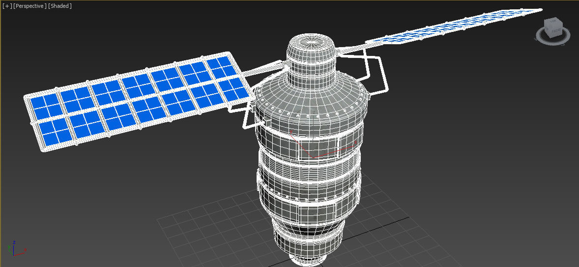 SpaceSatellite chinese satellite in space 3D model | CGTrader