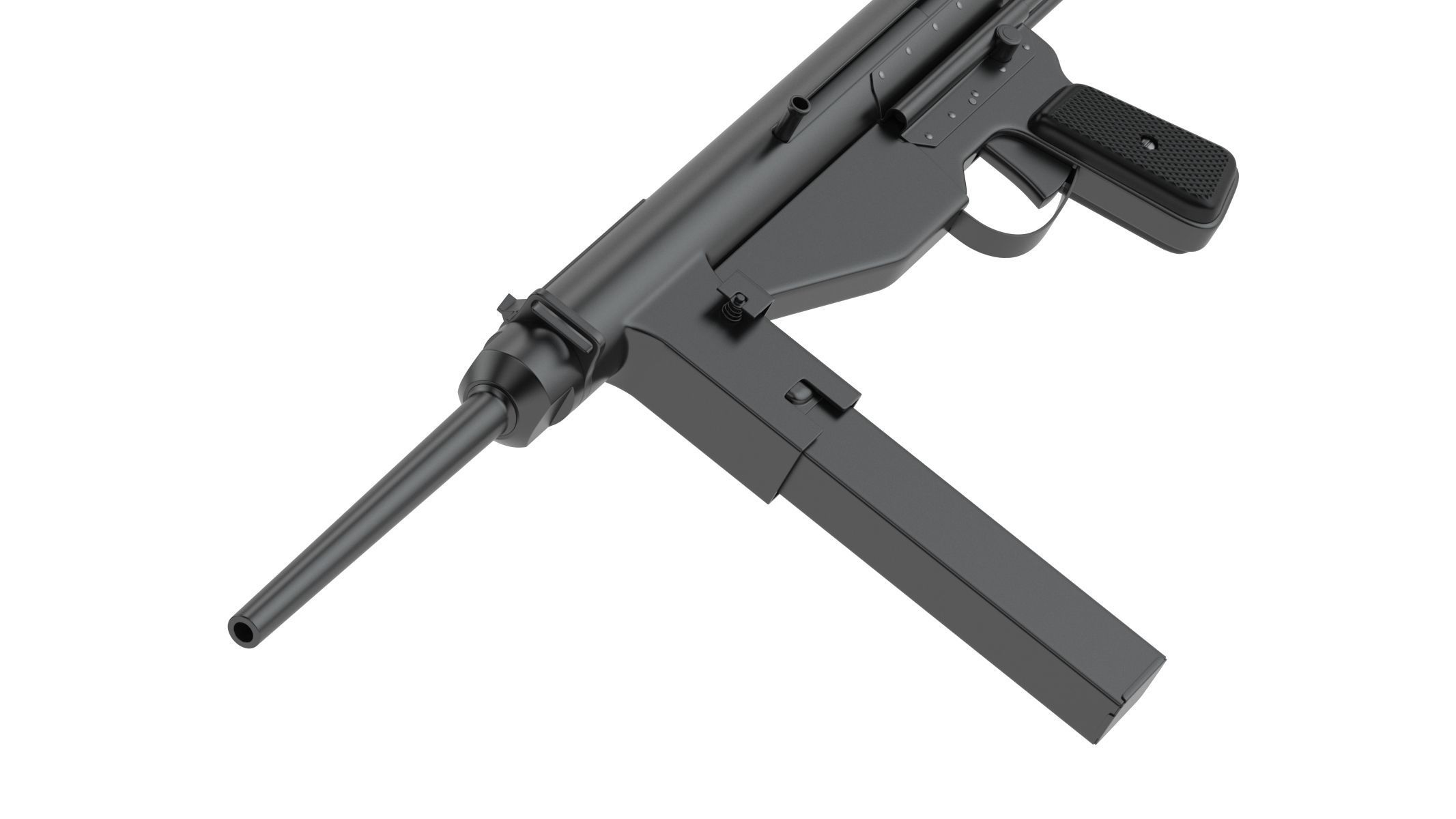FBP submachine gun 3D model | CGTrader
