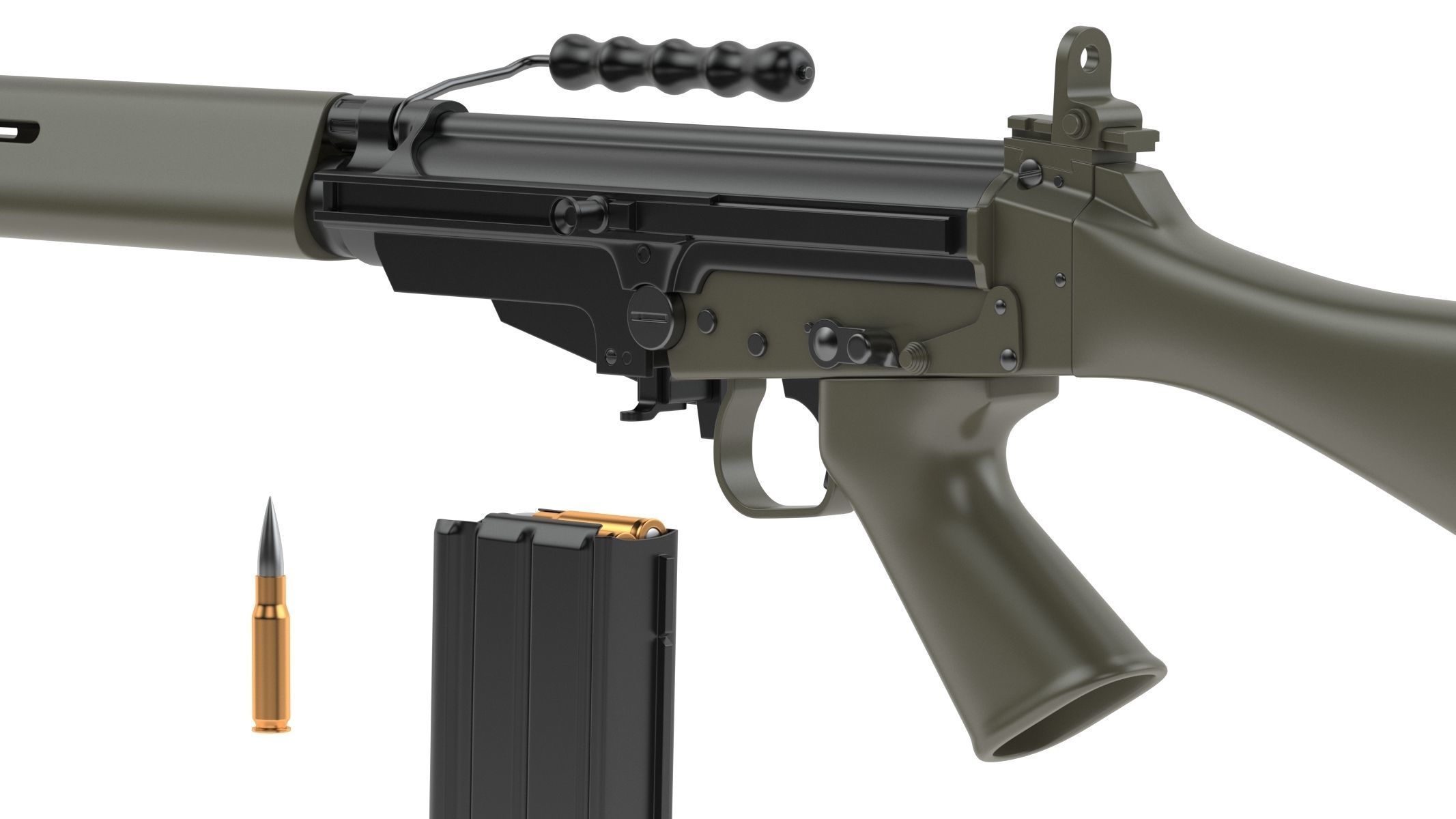 FN FAL 3D model | CGTrader