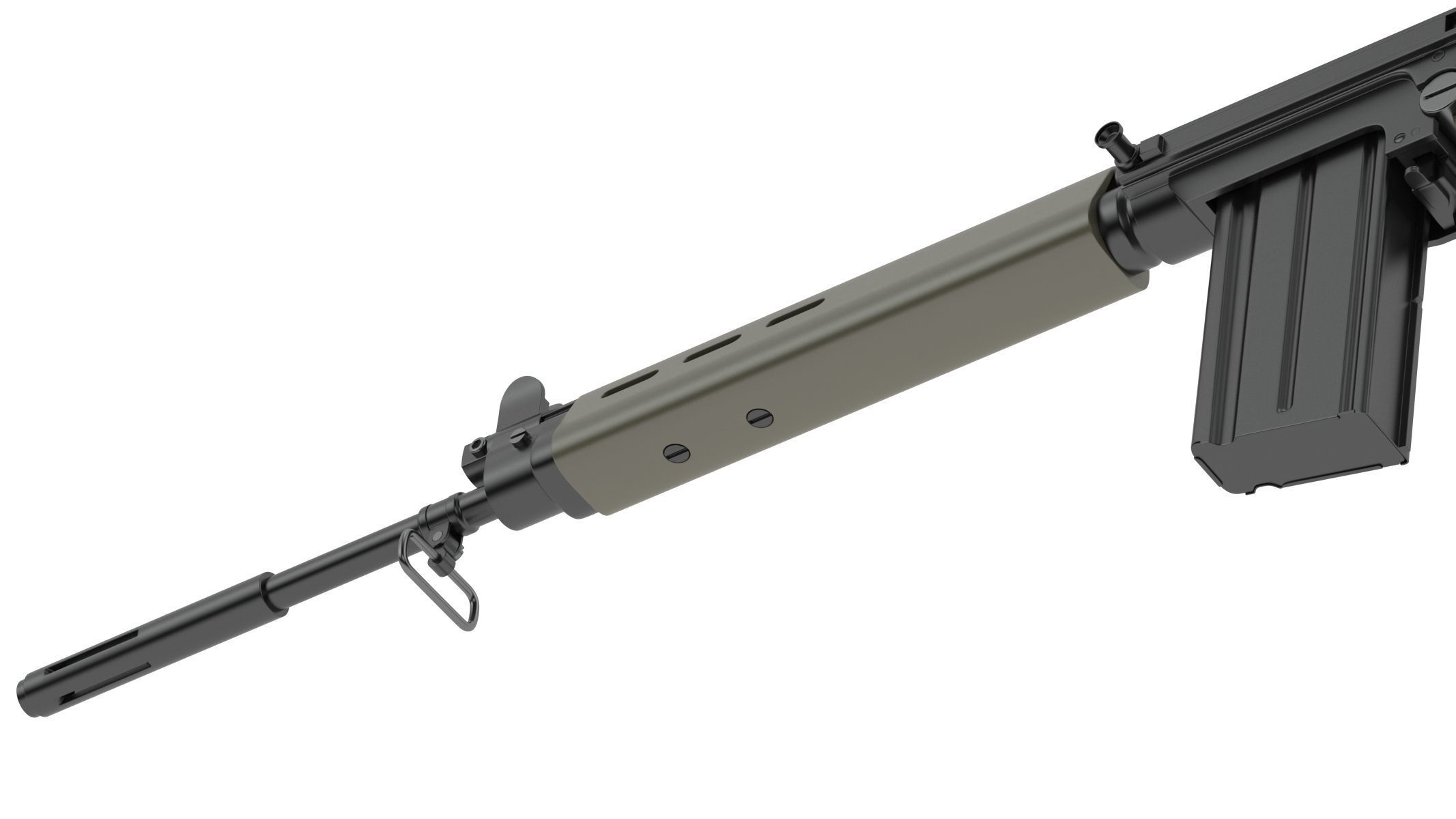 FN FAL 3D model | CGTrader