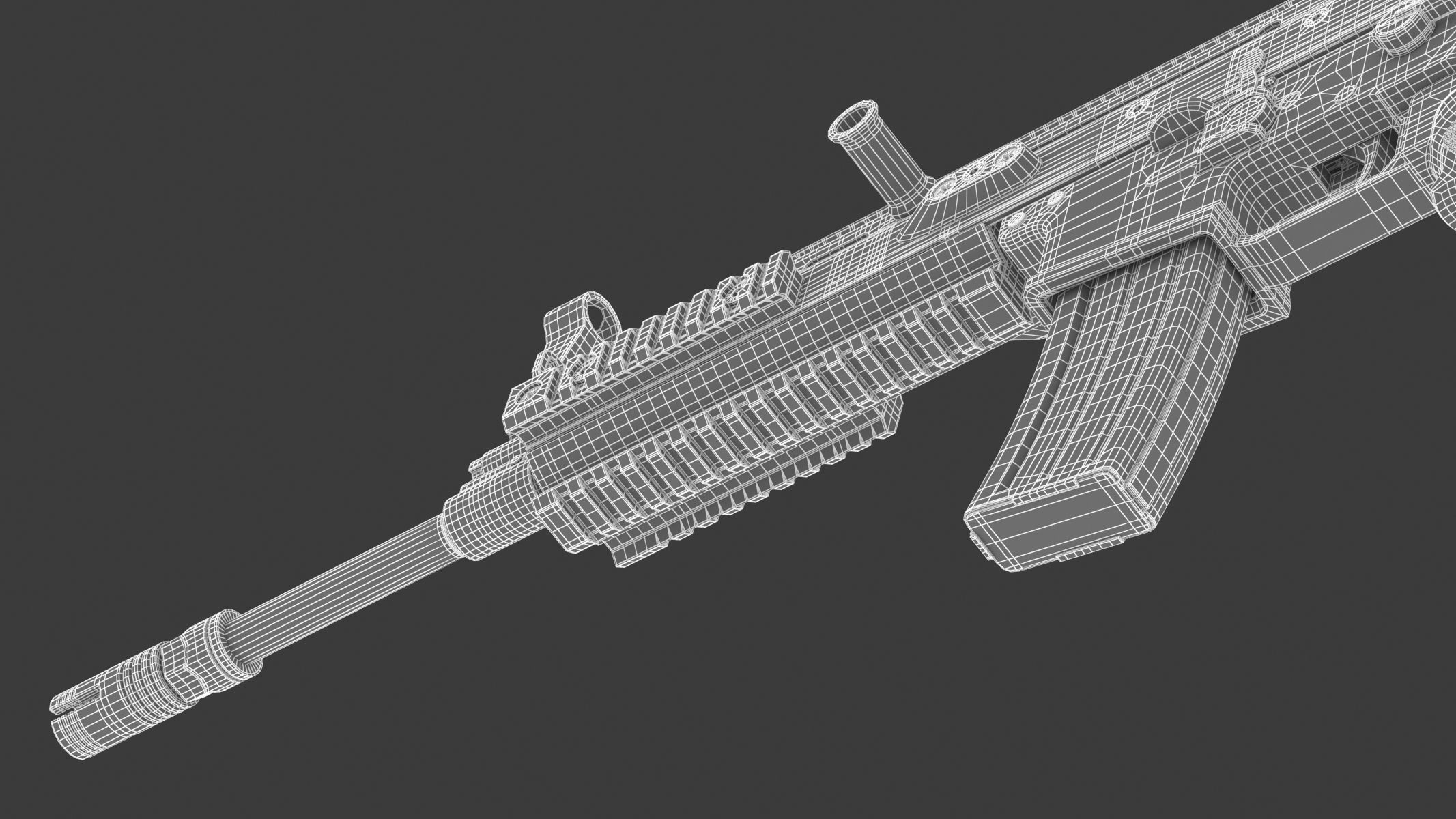 FN SCAR 3D model | CGTrader