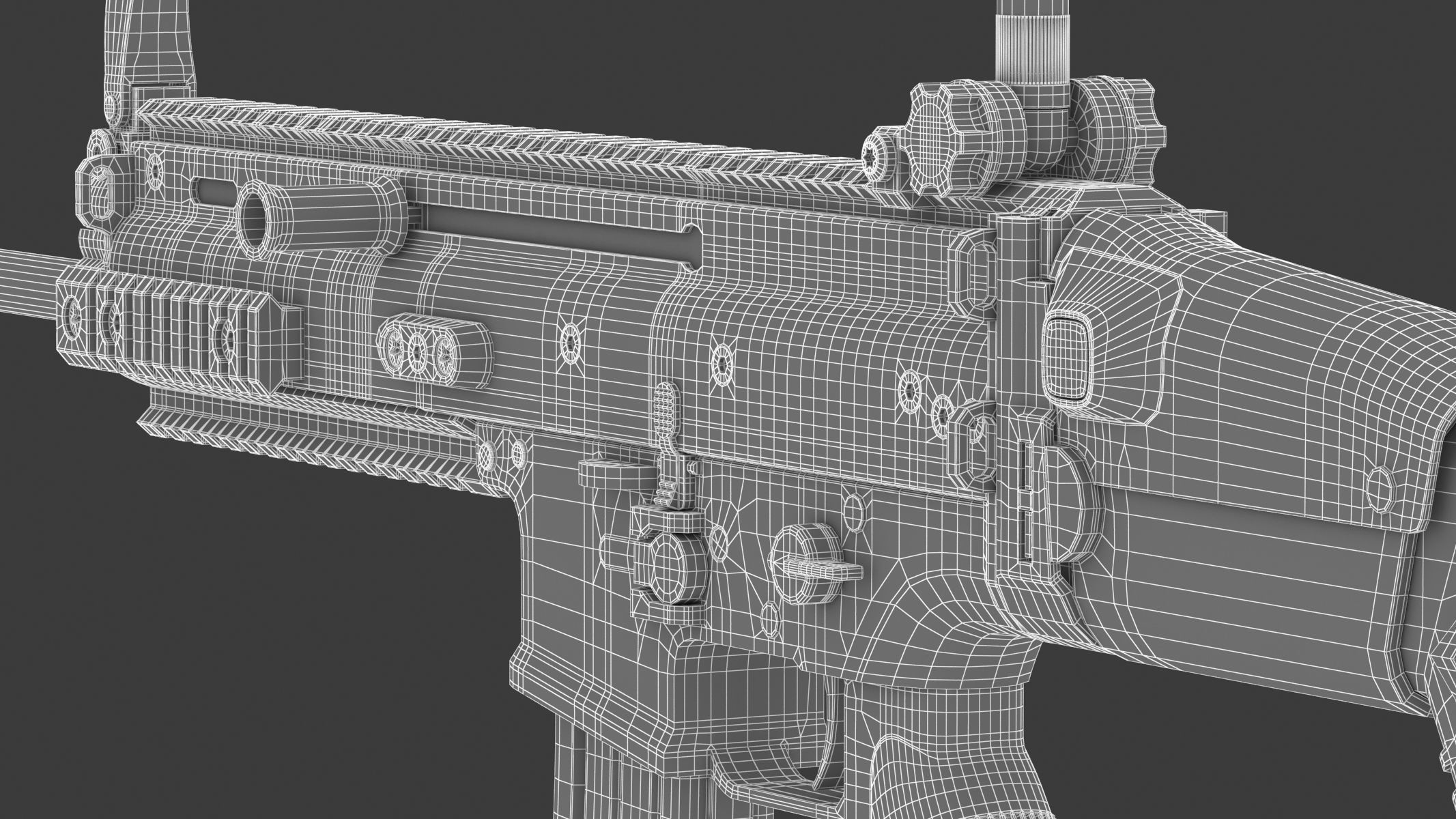 FN SCAR 3D model | CGTrader