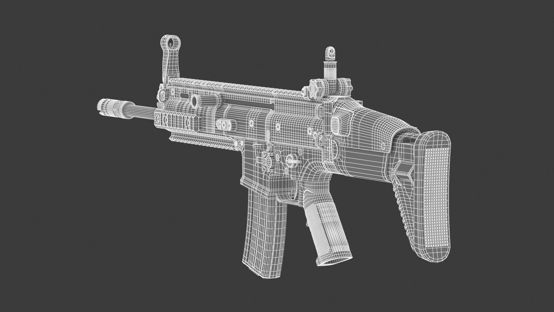 FN SCAR 3D model | CGTrader
