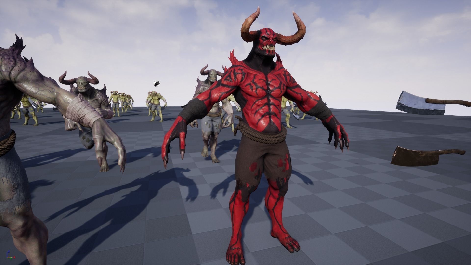 3D model Wicked Demon VR / AR / low-poly rigged animated | CGTrader