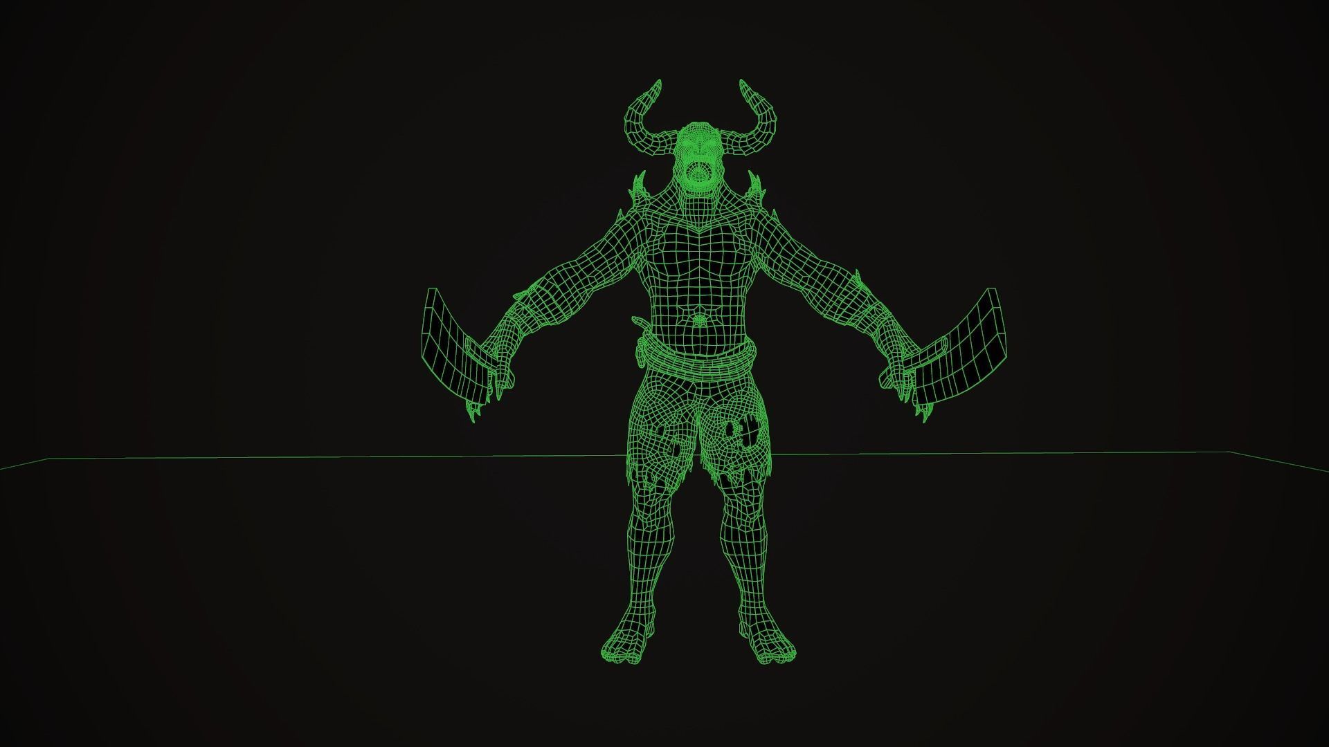 3D model Wicked Demon VR / AR / low-poly rigged animated | CGTrader