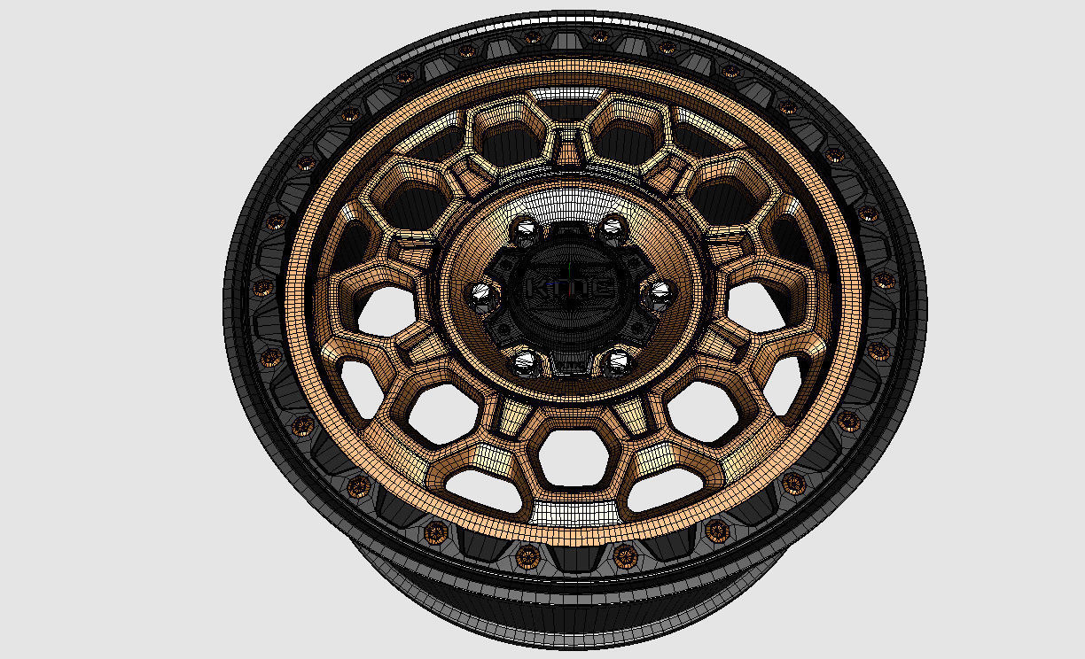 KMC WHEELS KM545 TREK MATTE BRONZE 3D model | CGTrader