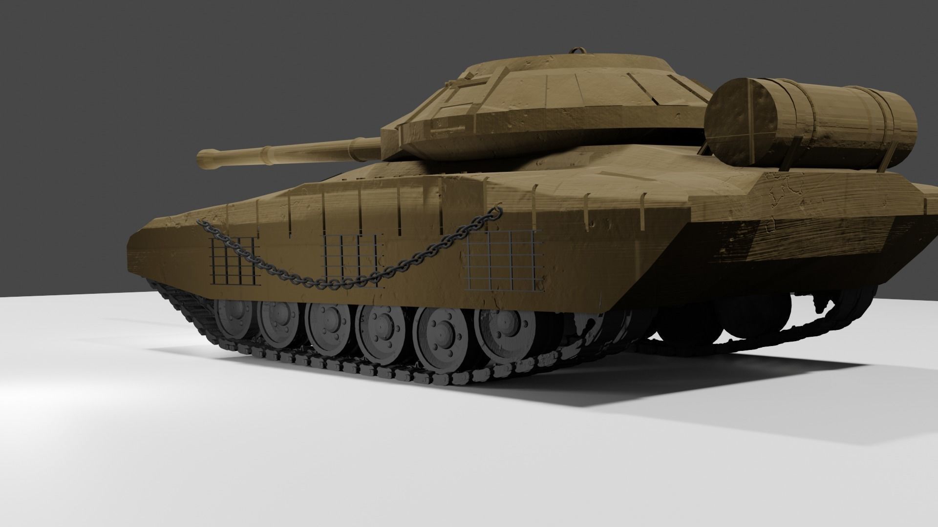 Low Poly Tank free 3D model | CGTrader