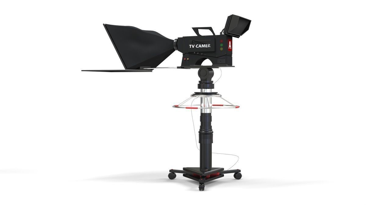 TV Broadcast Camera 3D model | CGTrader