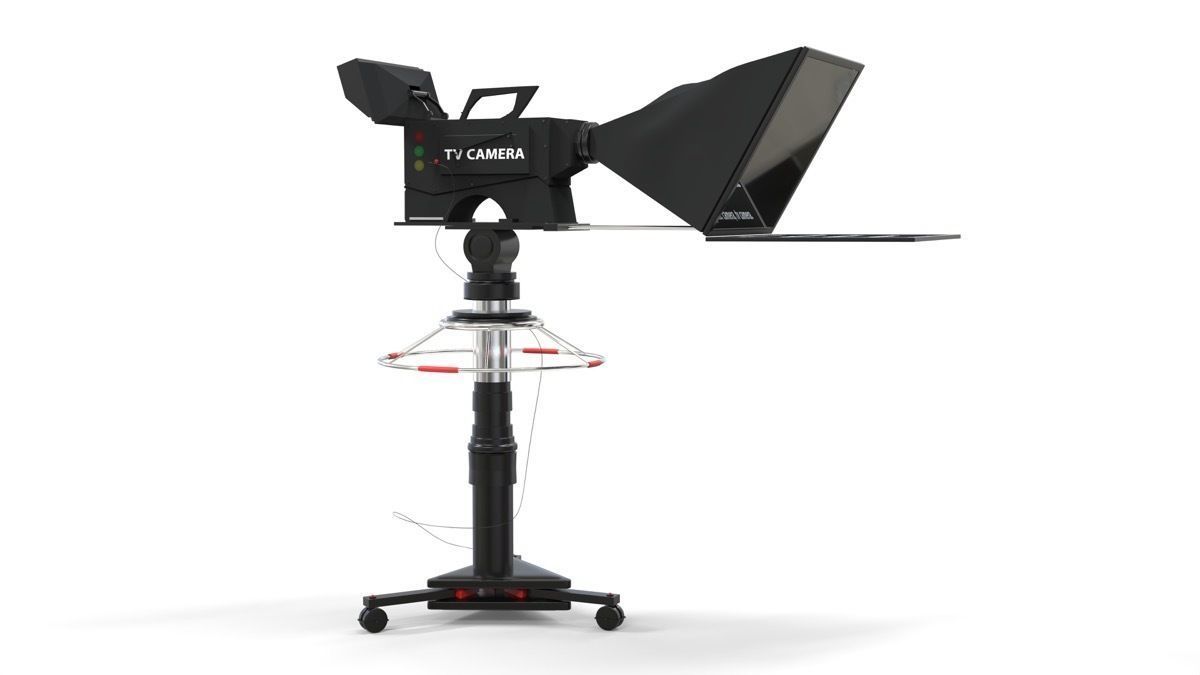 TV Broadcast Camera 3D model | CGTrader