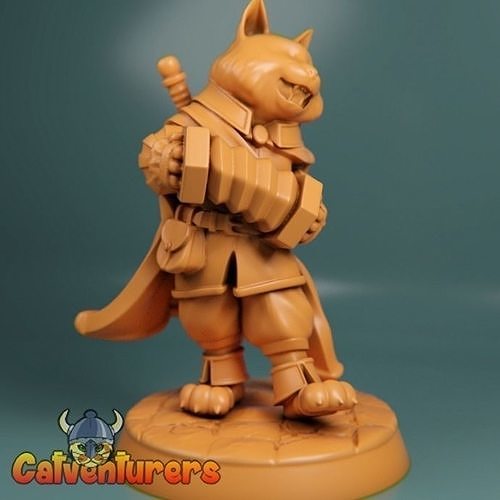Bard Cat 3D model 3D printable | CGTrader