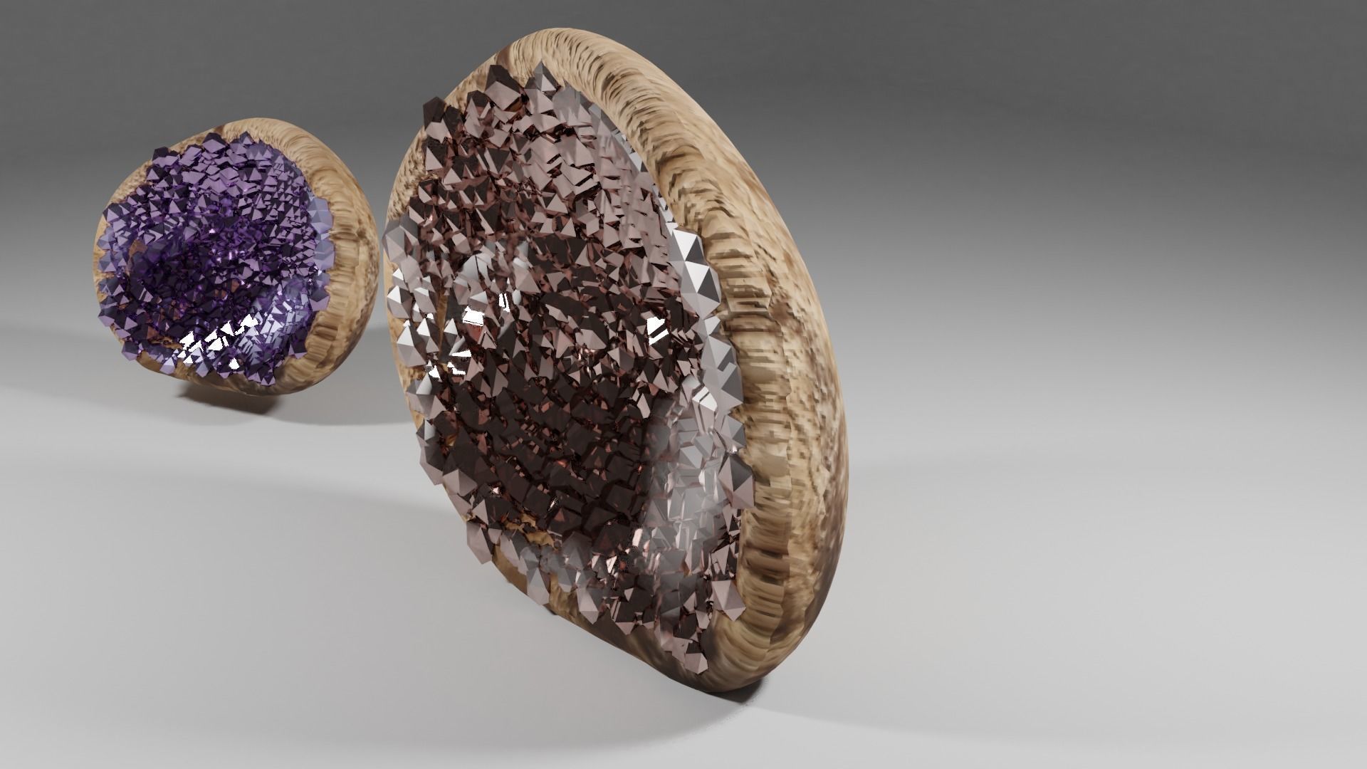 Geode Set 3D | CGTrader
