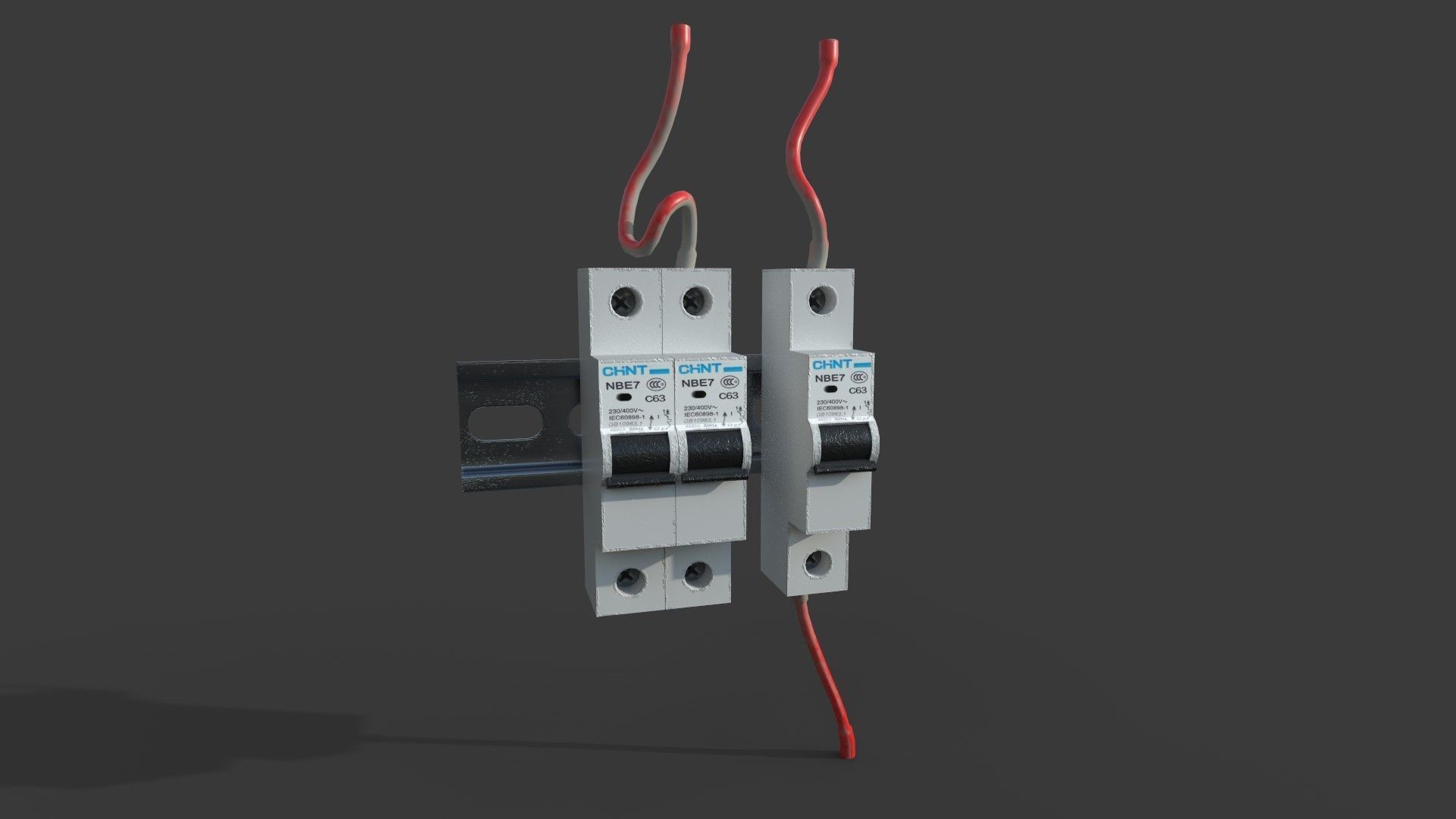 Circuit Breaker-Fuse free 3D model | CGTrader