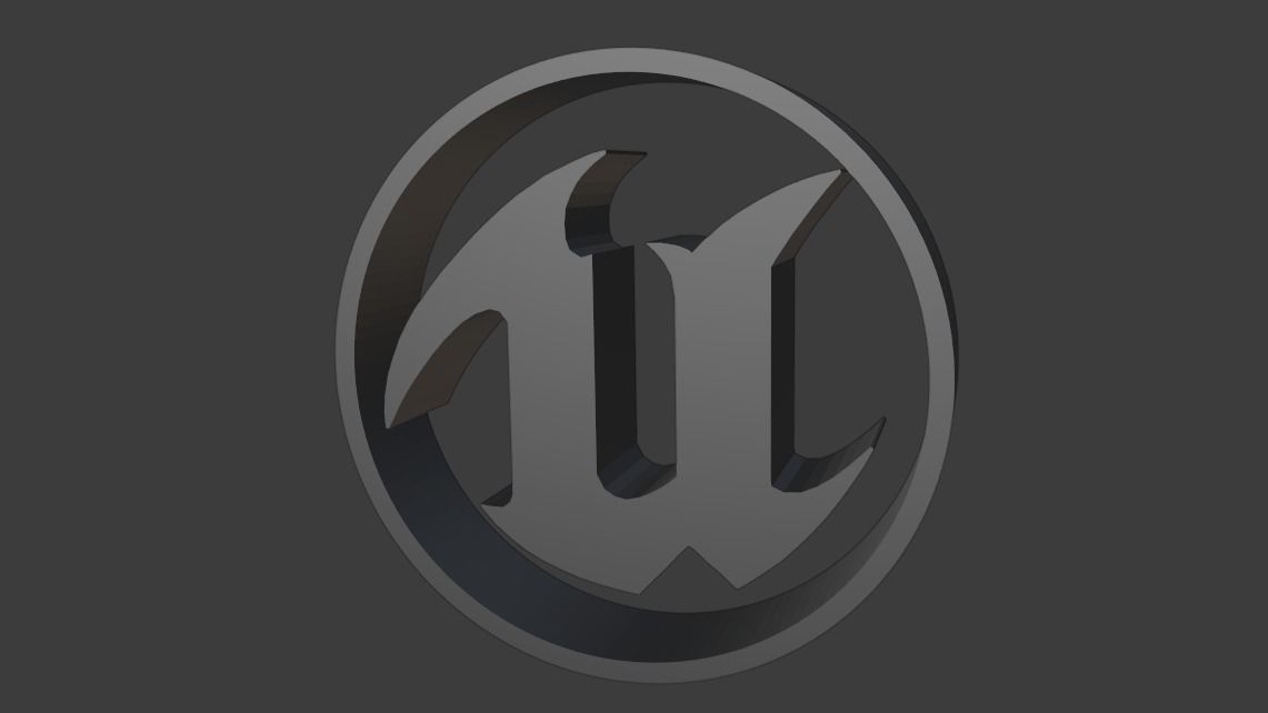 Unreal Engine 4 Logo in 3D 3D model | CGTrader