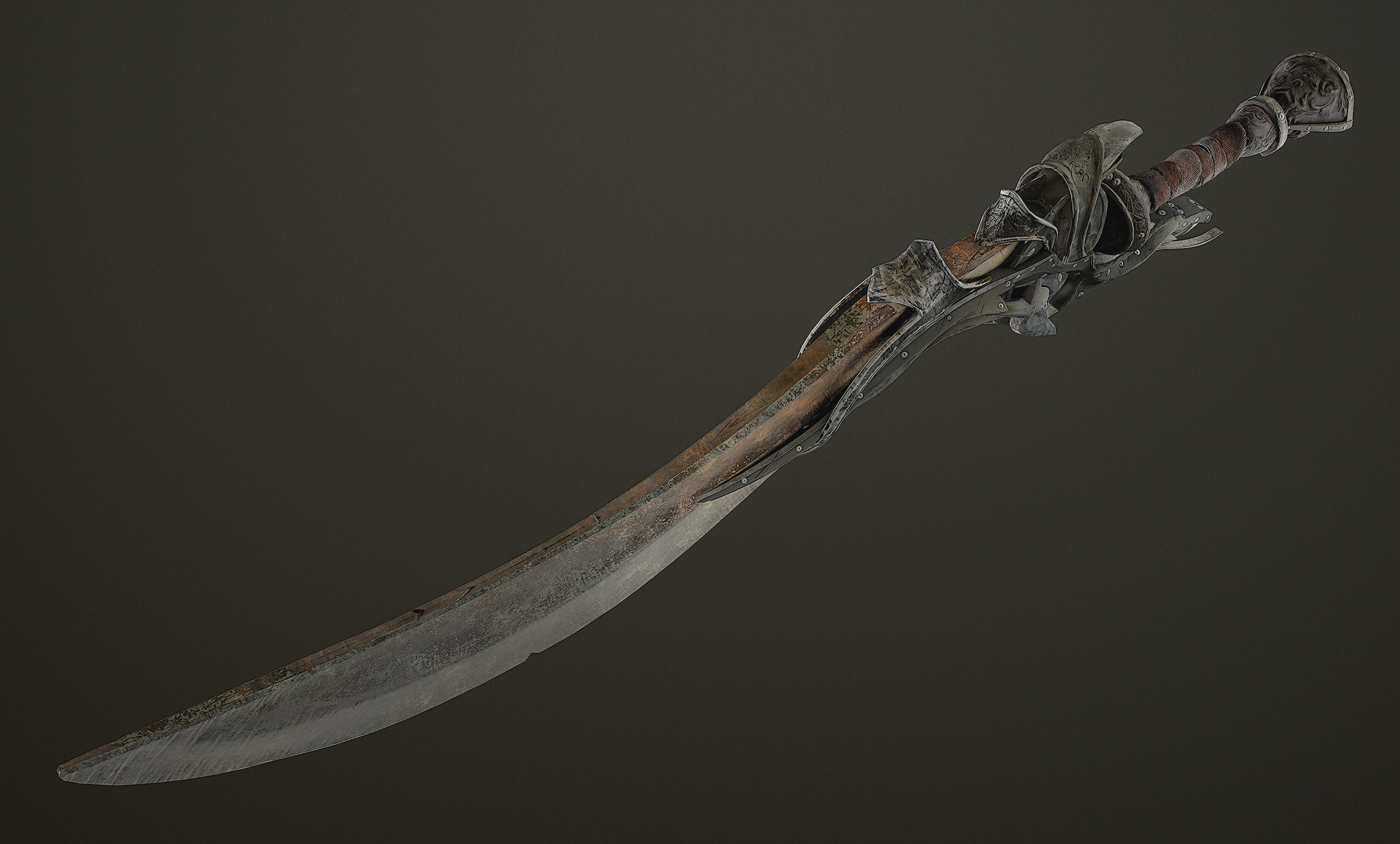 Fantasy sword with PBR textures free VR / AR / low-poly 3D model | CGTrader