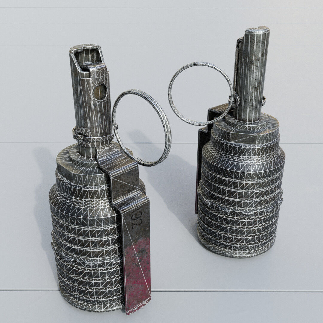 3D model vog-25 russian grenade VR / AR / low-poly | CGTrader