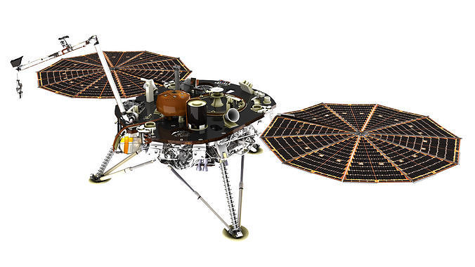 3D model Insight lander VR / AR / low-poly | CGTrader