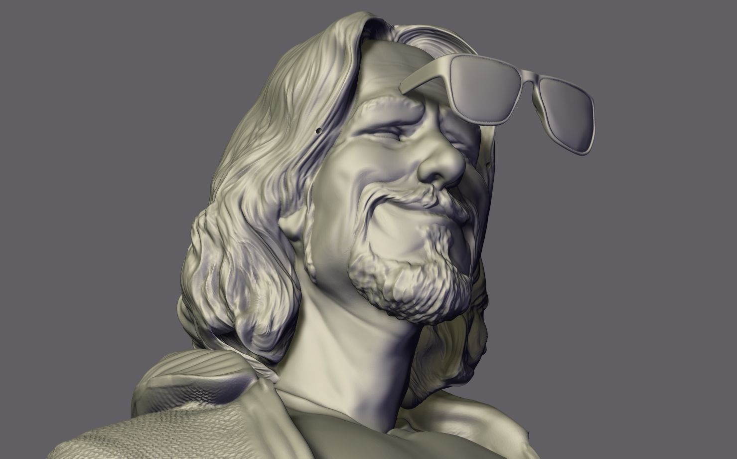 The Dude The Big Lebowski 3D model 3D printable | CGTrader