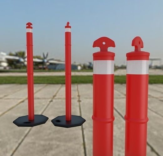 Traffic Road Delineator 3D model | CGTrader