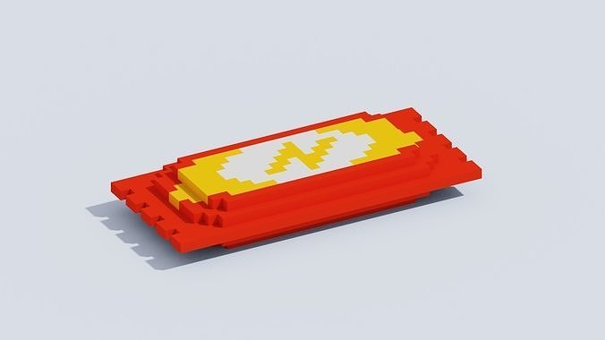 3D model VOXEL CANDY BAR T1 VR / AR / low-poly | CGTrader