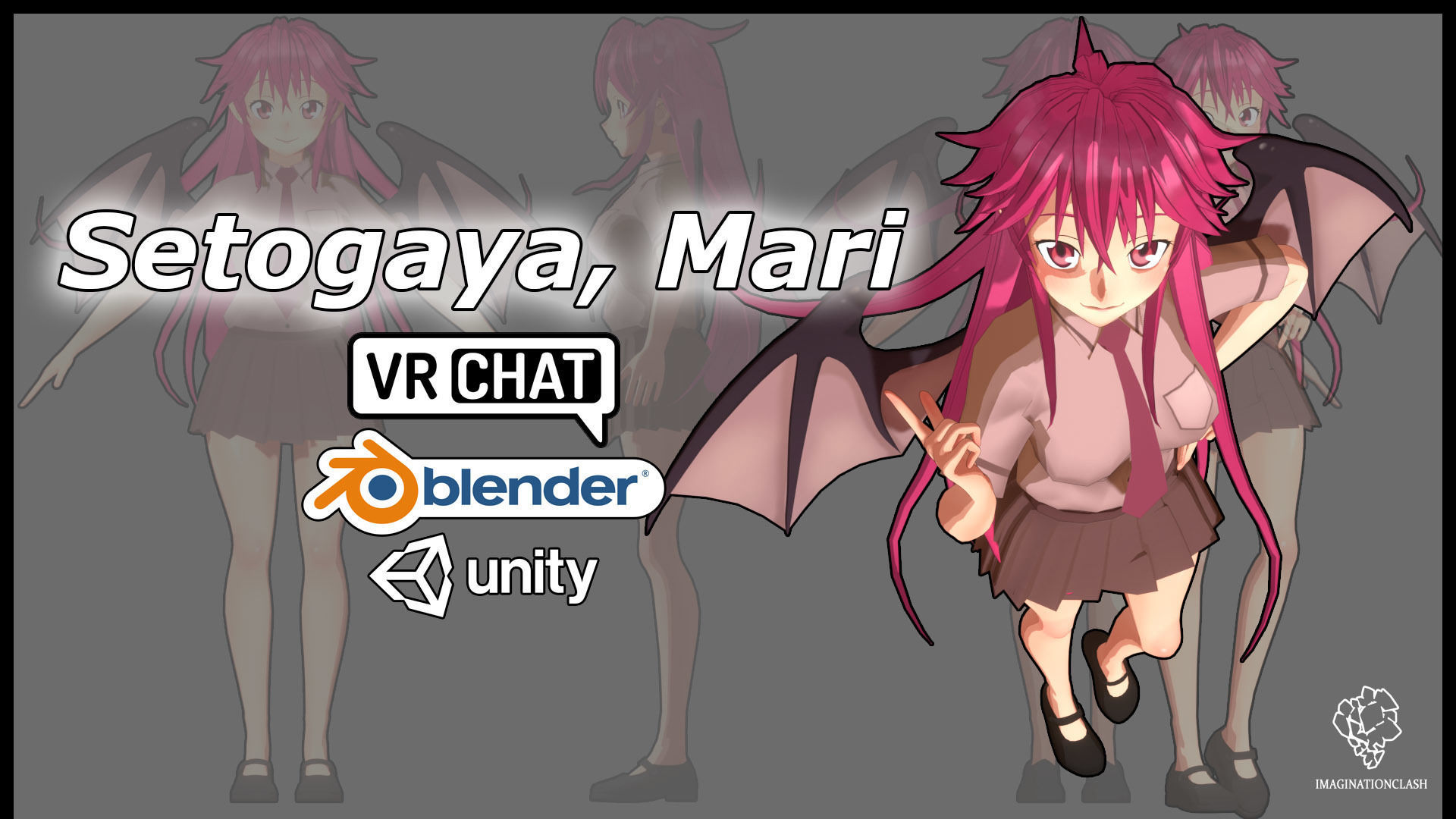 3D model Setogaya Mari from Itadaki Seieki VR / AR / low-poly | CGTrader