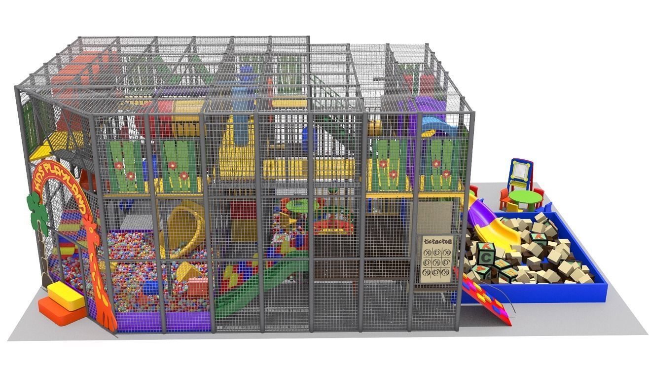 Indoor Playground 3D model | CGTrader
