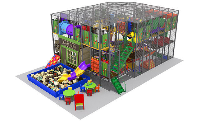 Indoor Playground 3D model | CGTrader