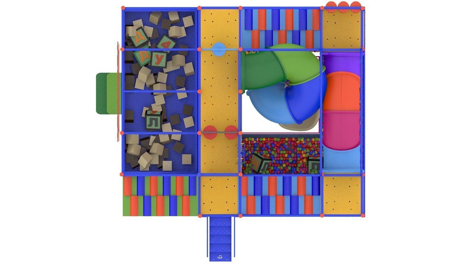 Indoor Playground 3D model | CGTrader