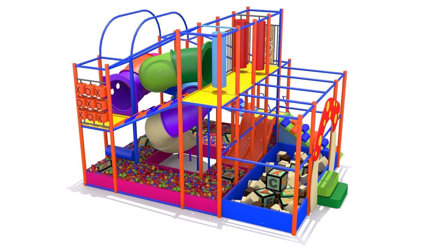 Indoor Playground 3D model | CGTrader