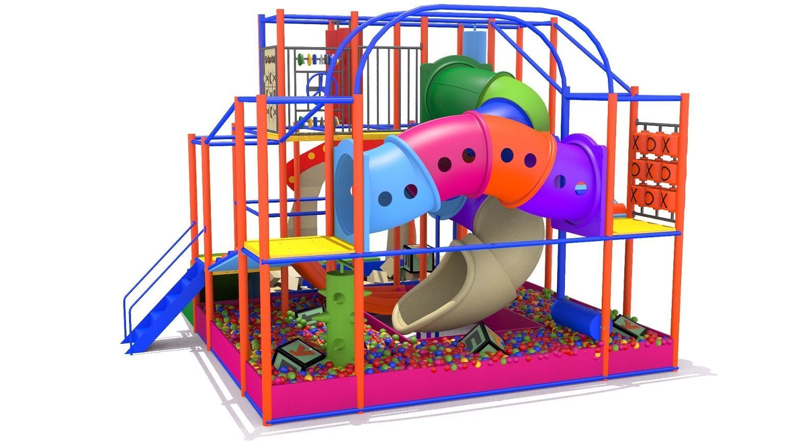 Indoor Playground 3D model | CGTrader