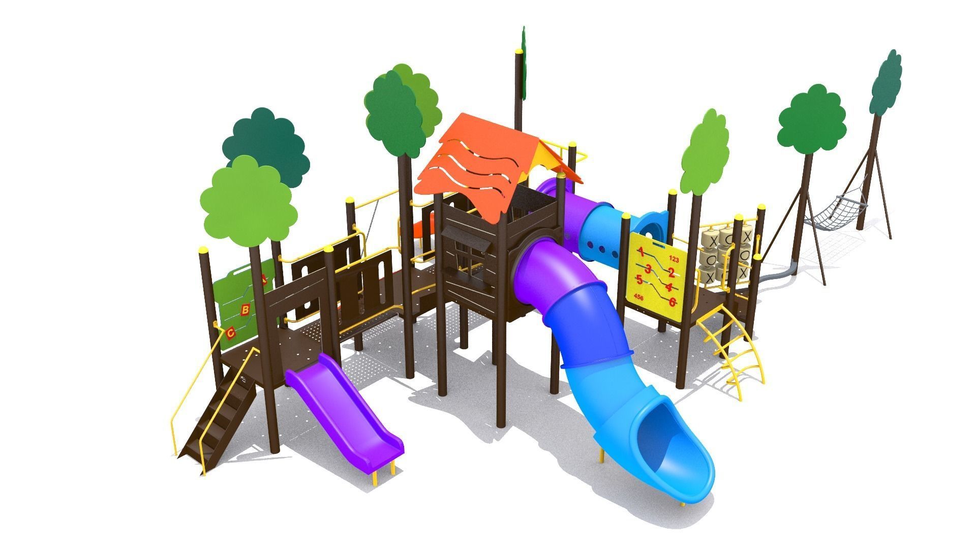 Playground Tree Playhouse 3D model | CGTrader