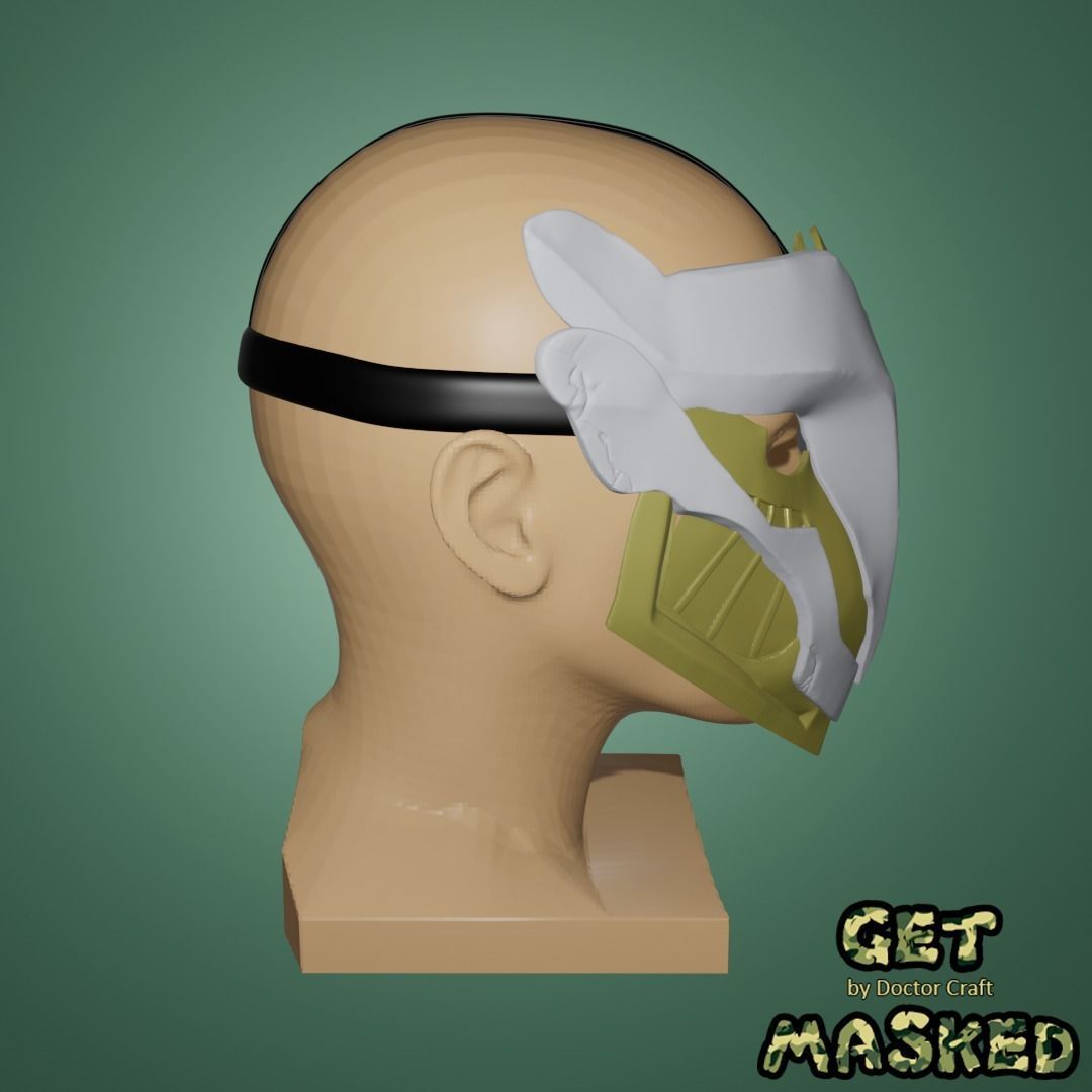 ARCANE EKKO FIRELIGHT LEADER MASK LEAGUE OF LEGENDS 3D model 3D ...