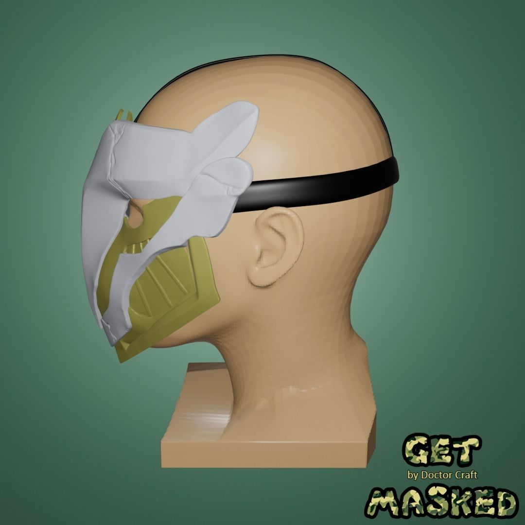 ARCANE EKKO FIRELIGHT LEADER MASK LEAGUE OF LEGENDS 3D model 3D ...