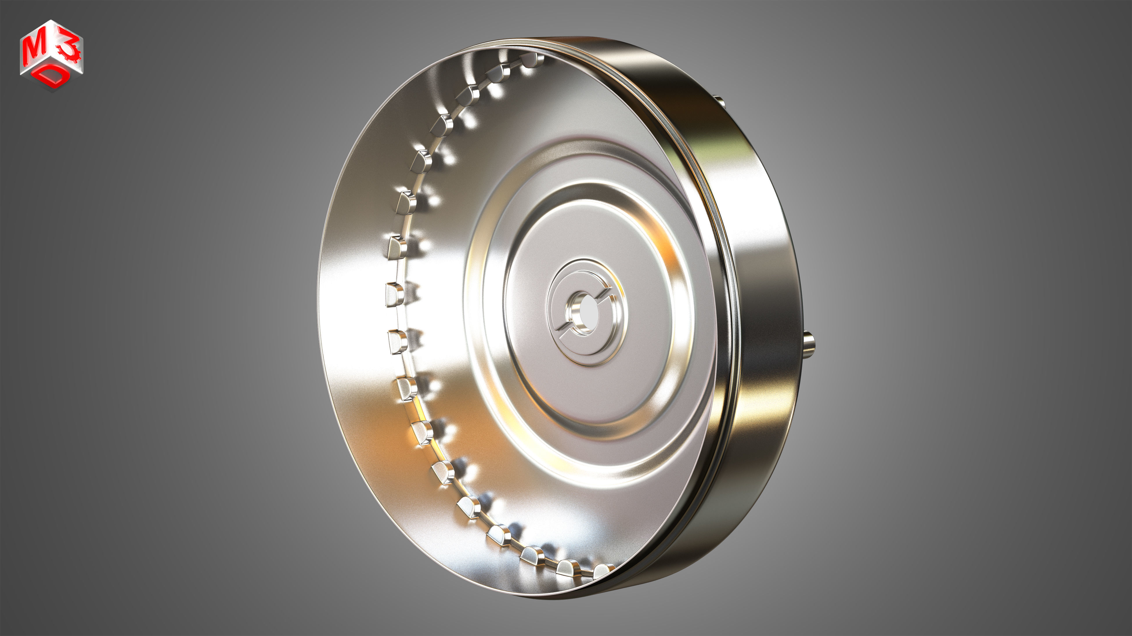 Transmission Torque Converter - with 6 Interior Parts 3D model | CGTrader