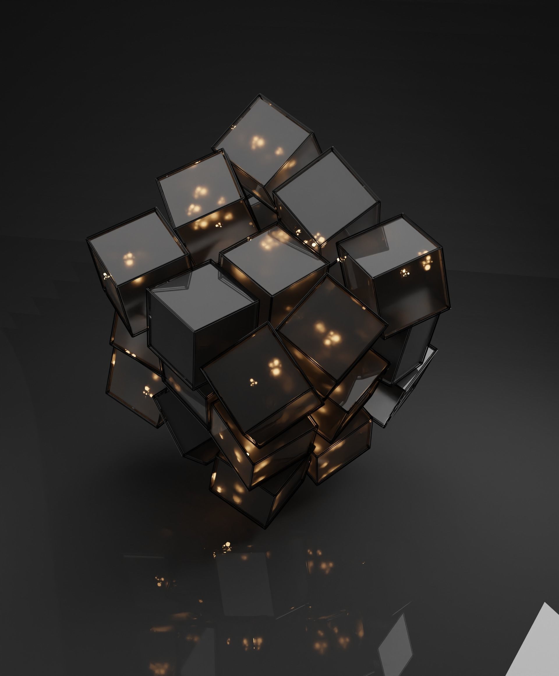 3D model Scifi Cube- Abstract Cubes in Cube VR / AR / low-poly | CGTrader