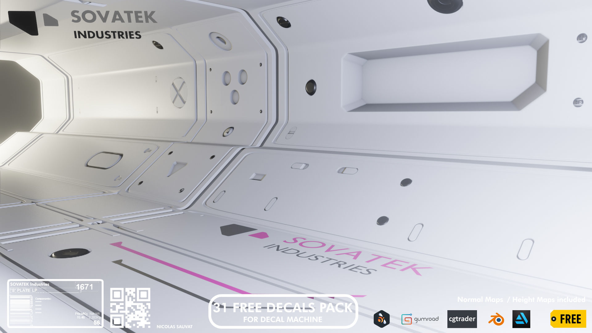 31 Free Decals Pack free Texture | CGTrader